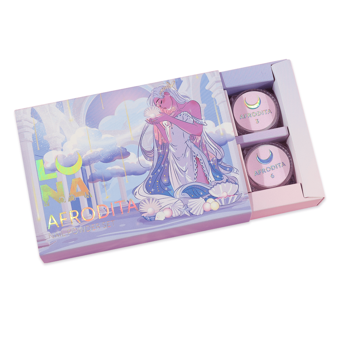 LUNAMOON Afrodita Nail powder set 6pcs | Bellu.eu